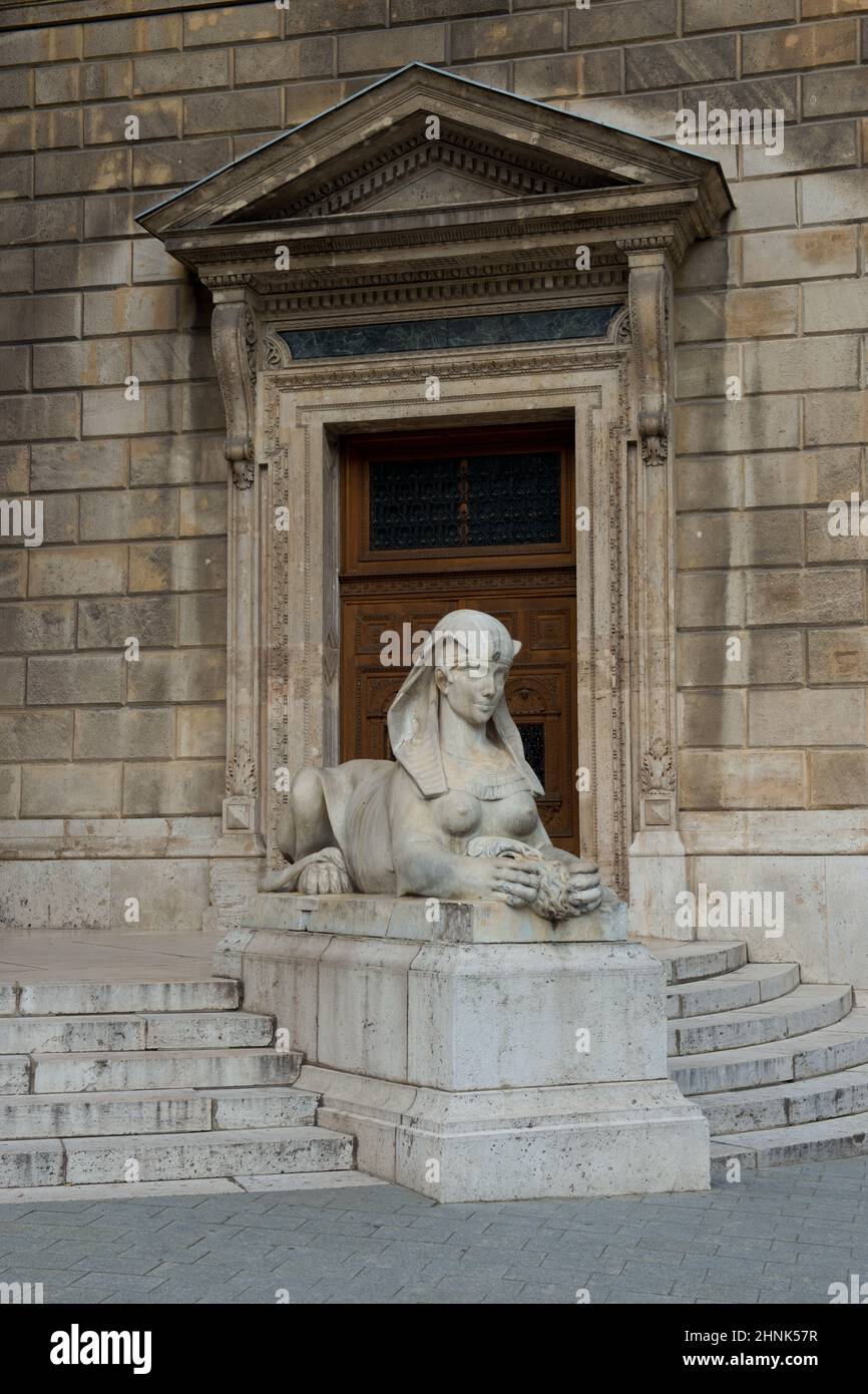 Statue at the Opera in Budapest Stock Photo - Alamy