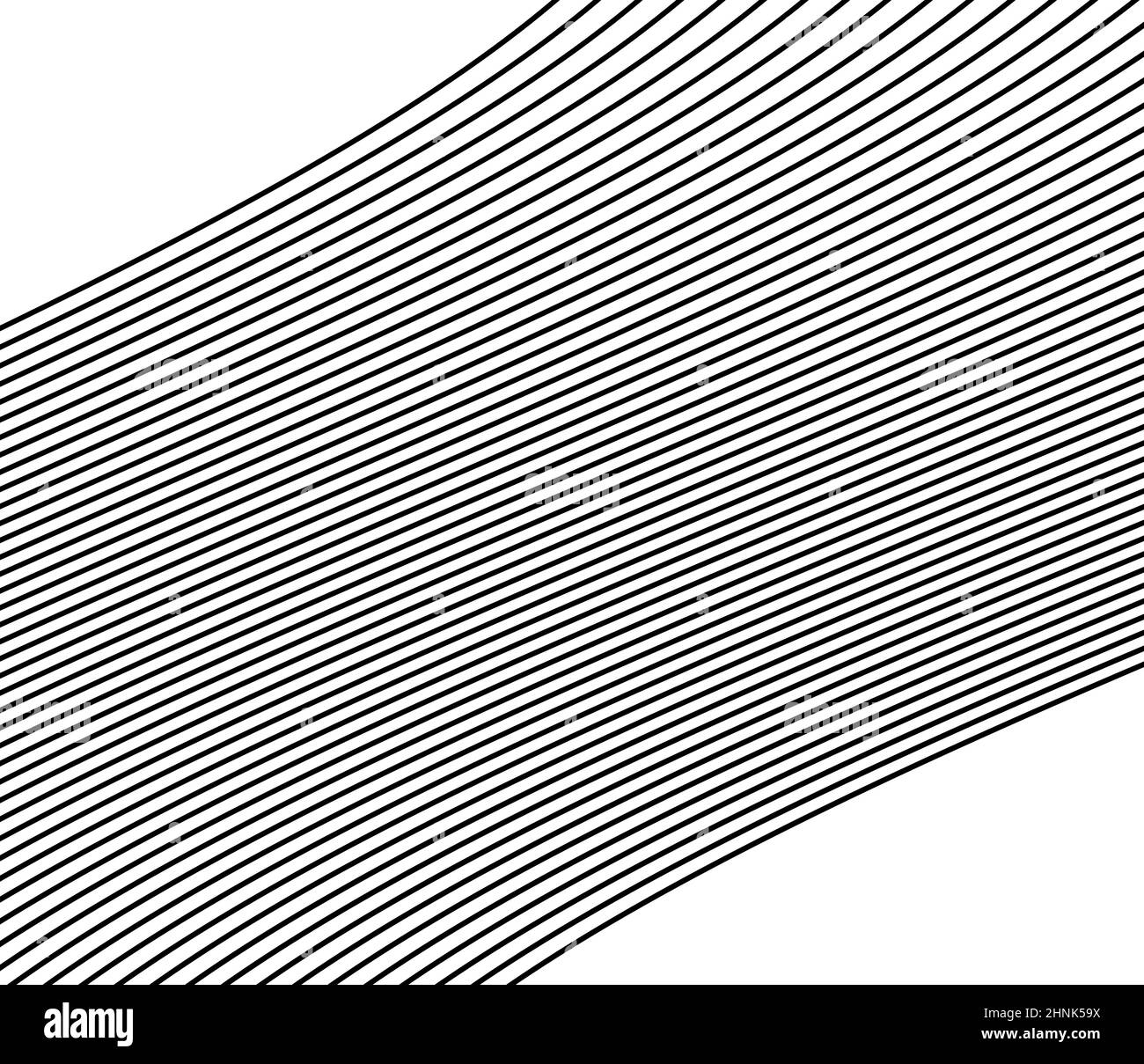 Wavy, waving curvy parallel lines. Undulate, squiggle stripes ...