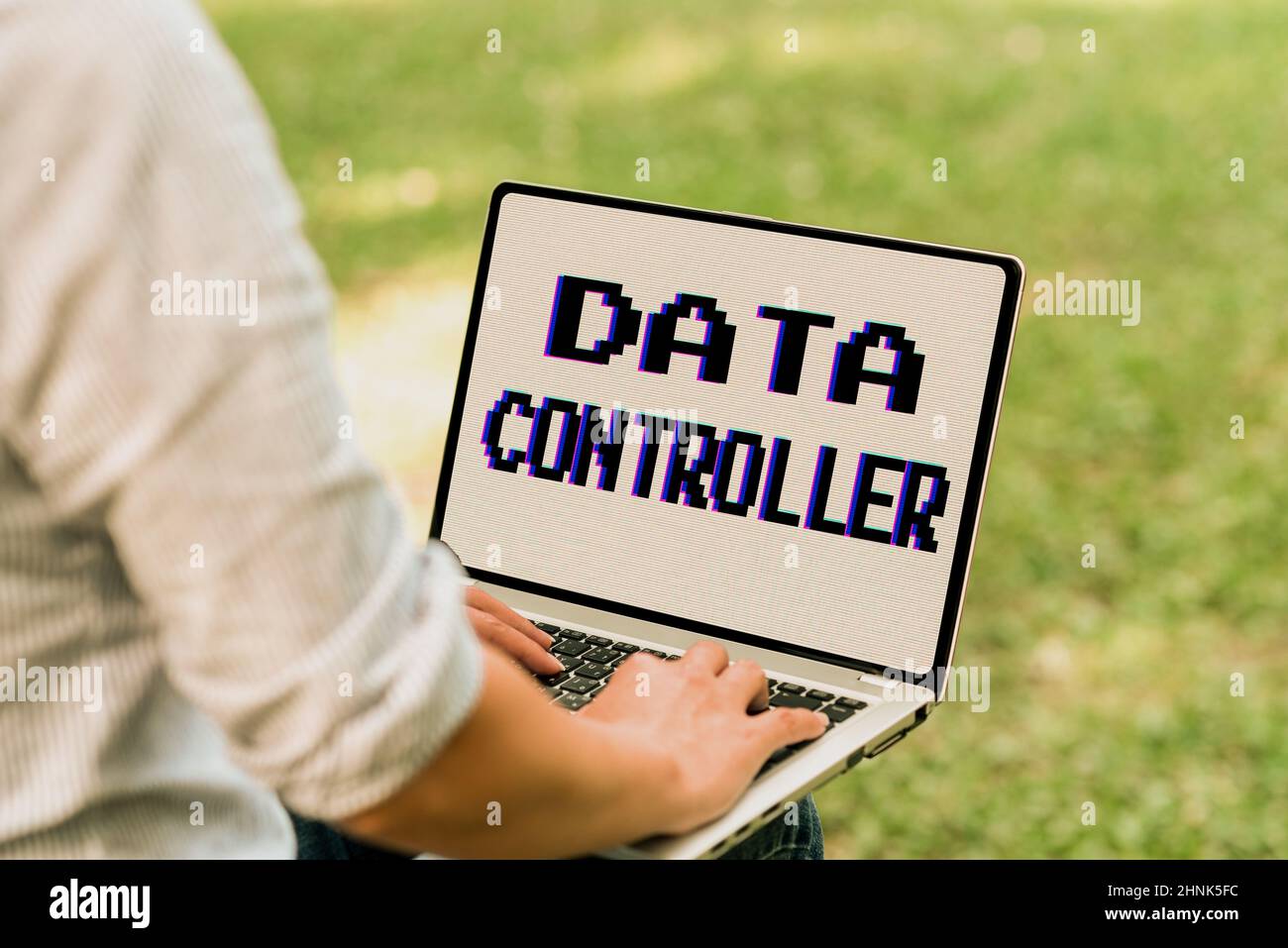 Hand writing sign Data Controller, Conceptual photo person who ...