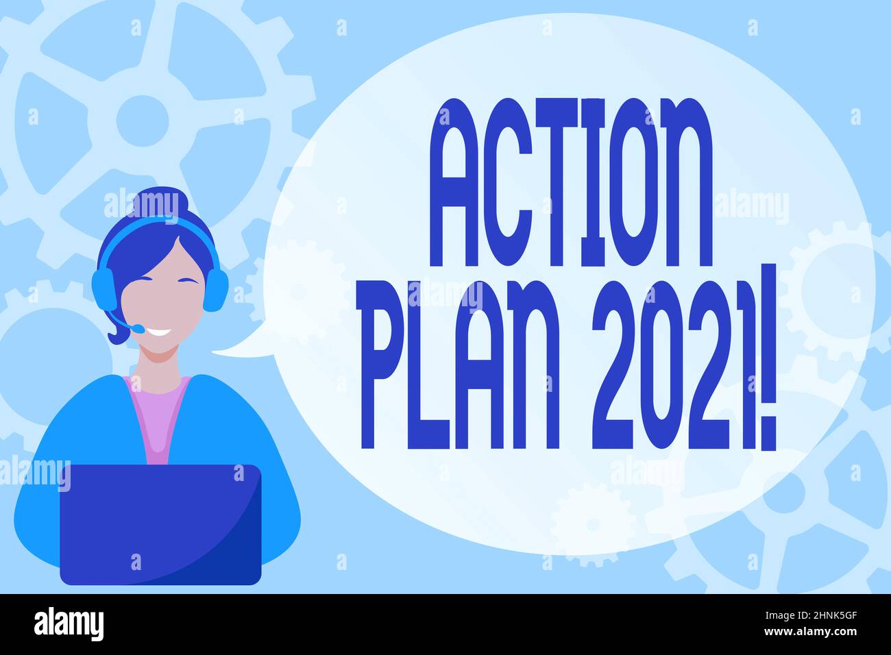 Text sign showing Action Plan 2021, Business idea proposed strategy or ...