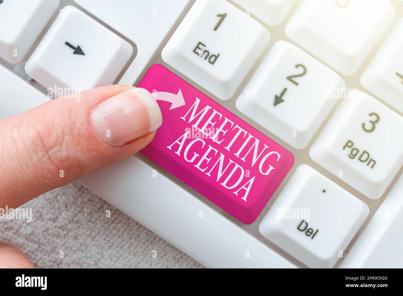 Writing displaying text Meeting Agenda, Word Written on An agenda sets ...