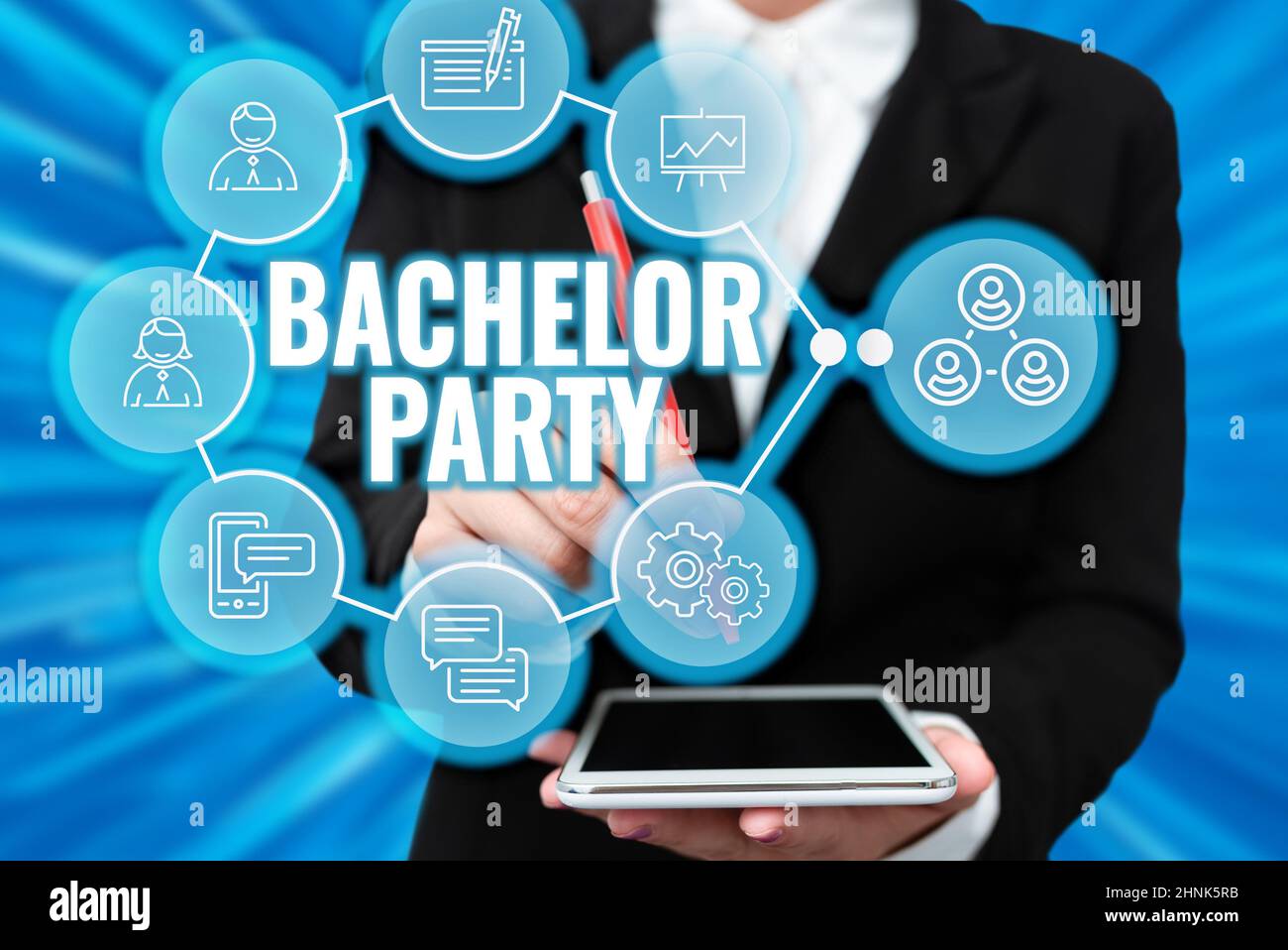 Text caption presenting Bachelor Party, Business approach Party given ... Text caption presenting Bachelor Party, Business approach Party given ...