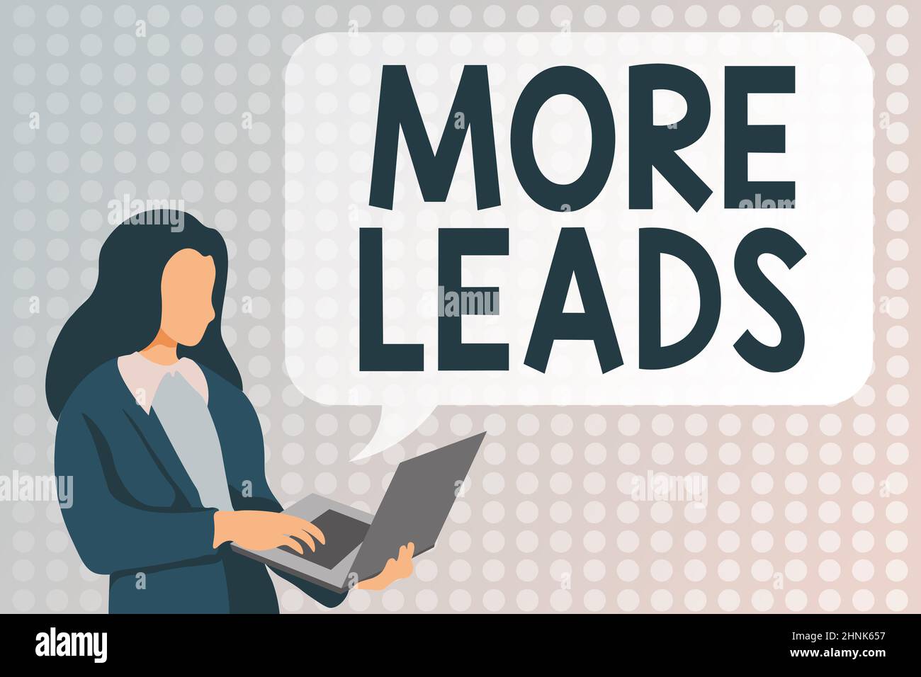 Inspiration showing sign More Leads, Business showcase initiation of ...