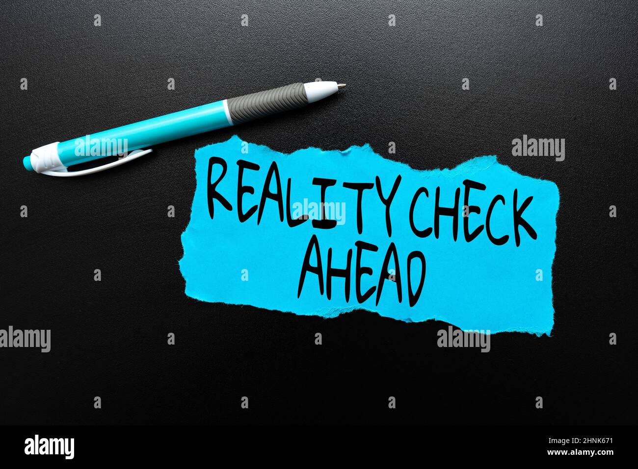 Sign displaying Reality Check Ahead, Business approach makes them ... Sign displaying Reality Check Ahead, Business approach makes them ...