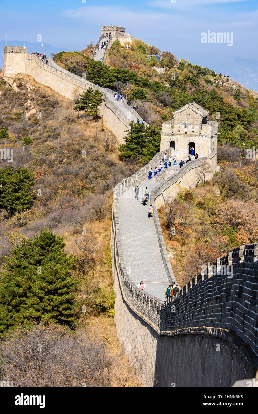 Great Wall in Badaling Stock Photo - Alamy