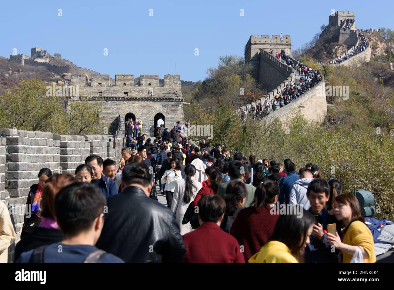 Great Wall in Badaling Stock Photo - Alamy
