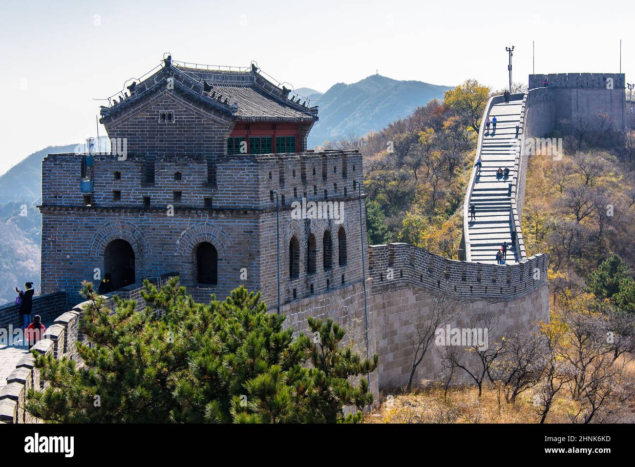 Great Wall in Badaling Stock Photo - Alamy