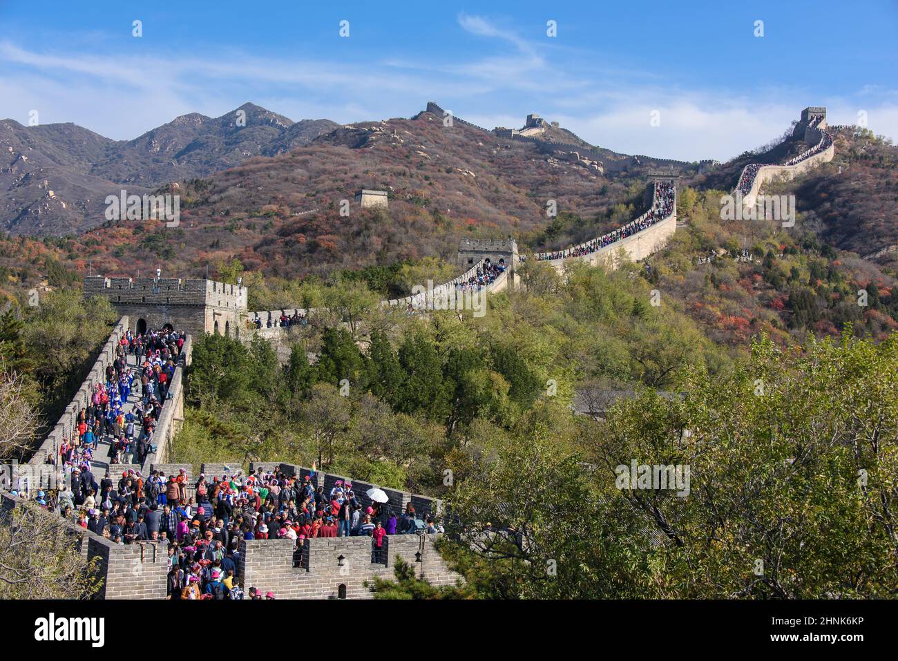 Great Wall in Badaling Stock Photo - Alamy
