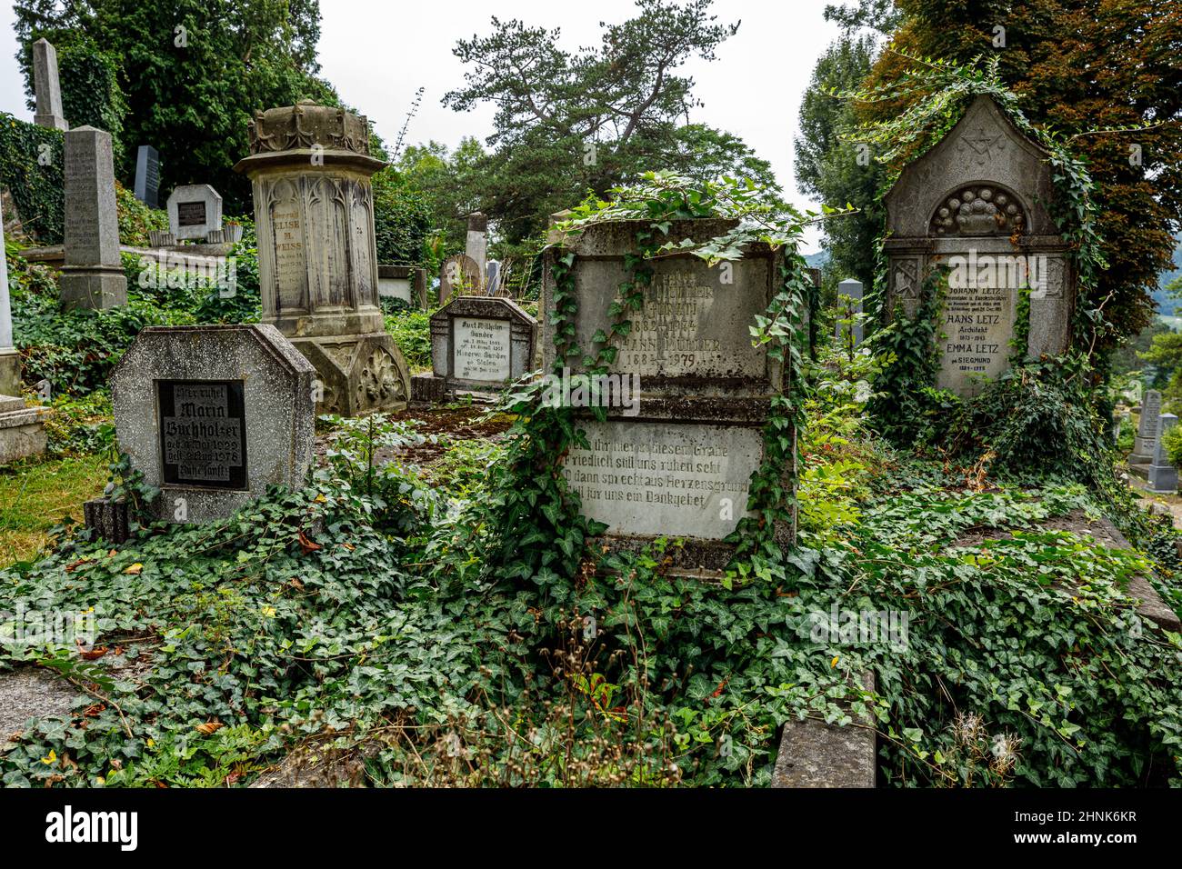 The historic cemetery of sighisoara in romania Stock Photo - Alamy