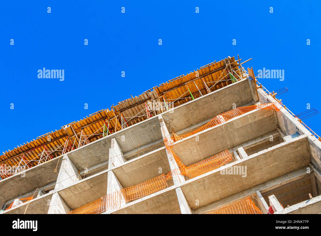 Build a hotel complex construction sites Playa del Carmen Mexico Stock ...