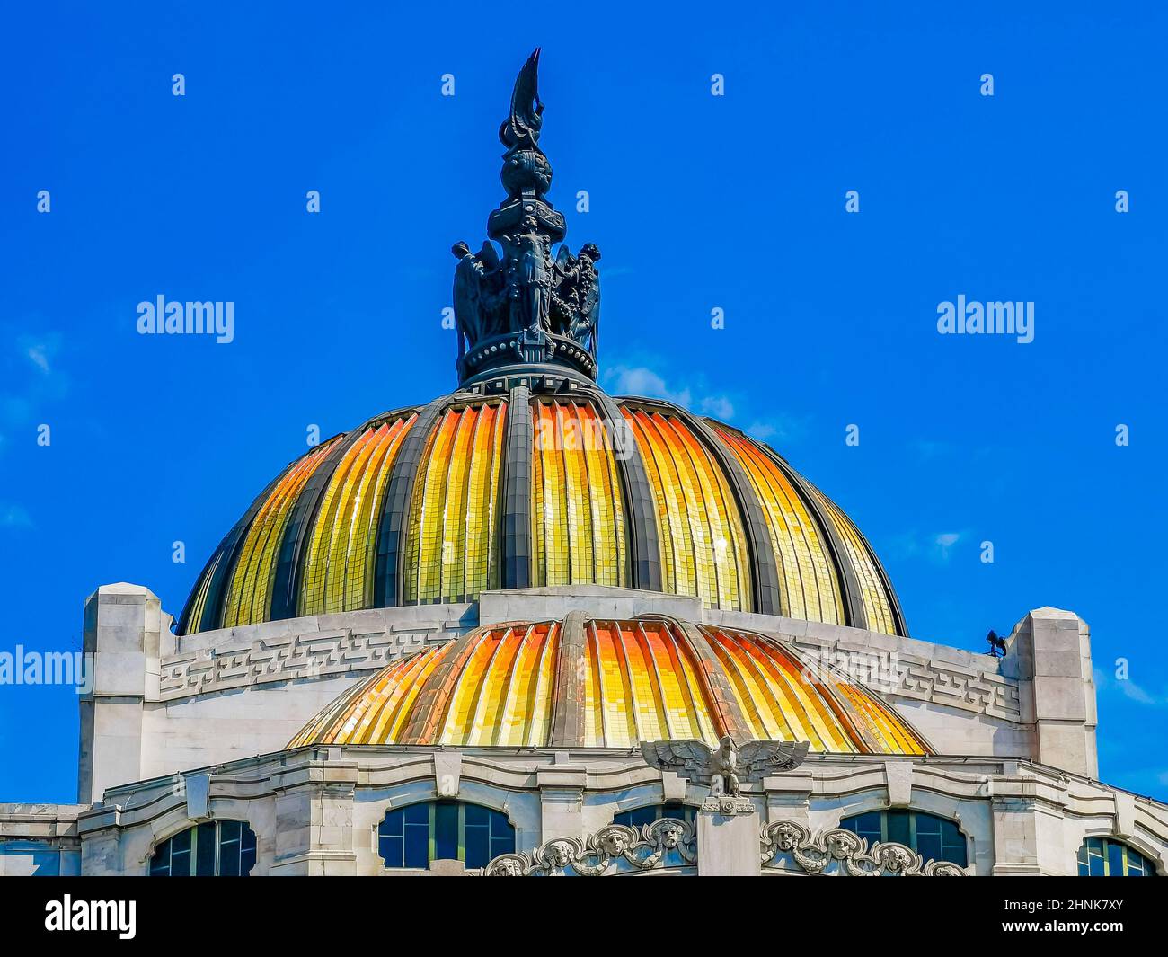 Amazing palace of fine arts architectural masterpiece in Mexico City ...