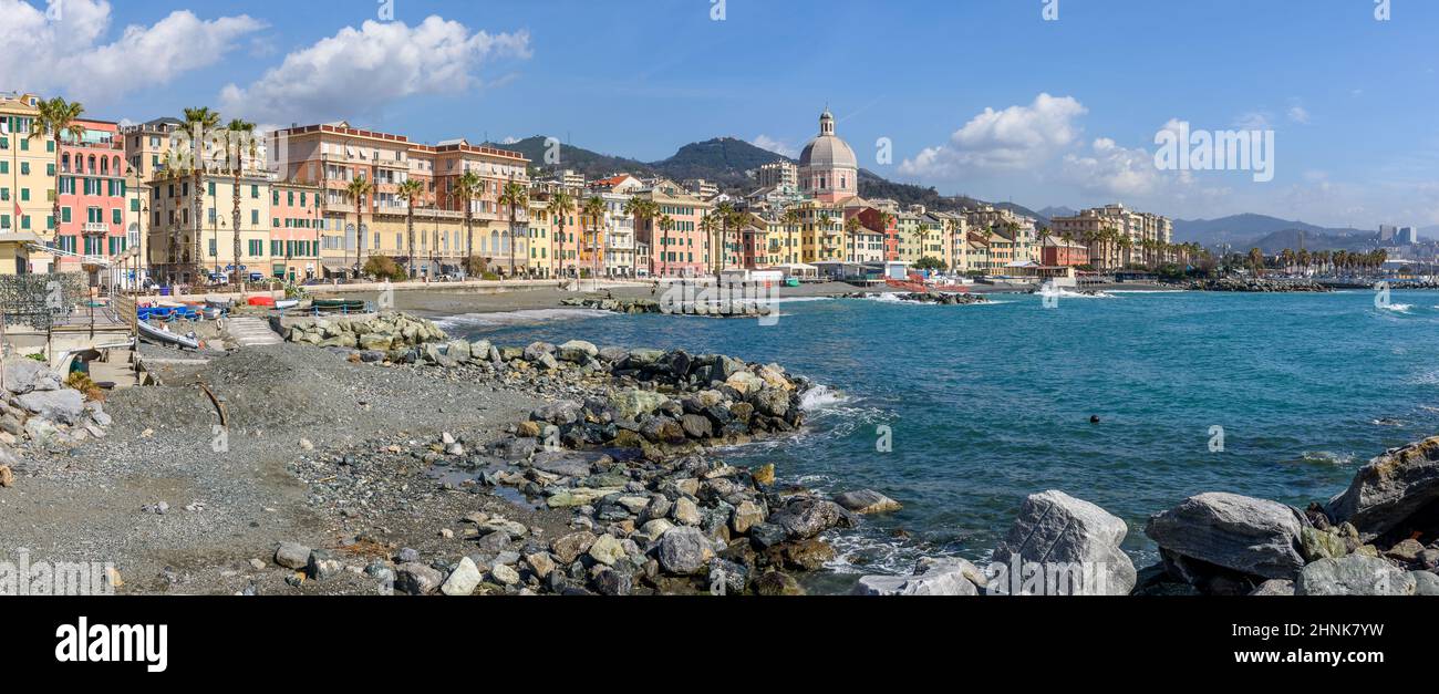 Townscape of Pegli Stock Photo - Alamy