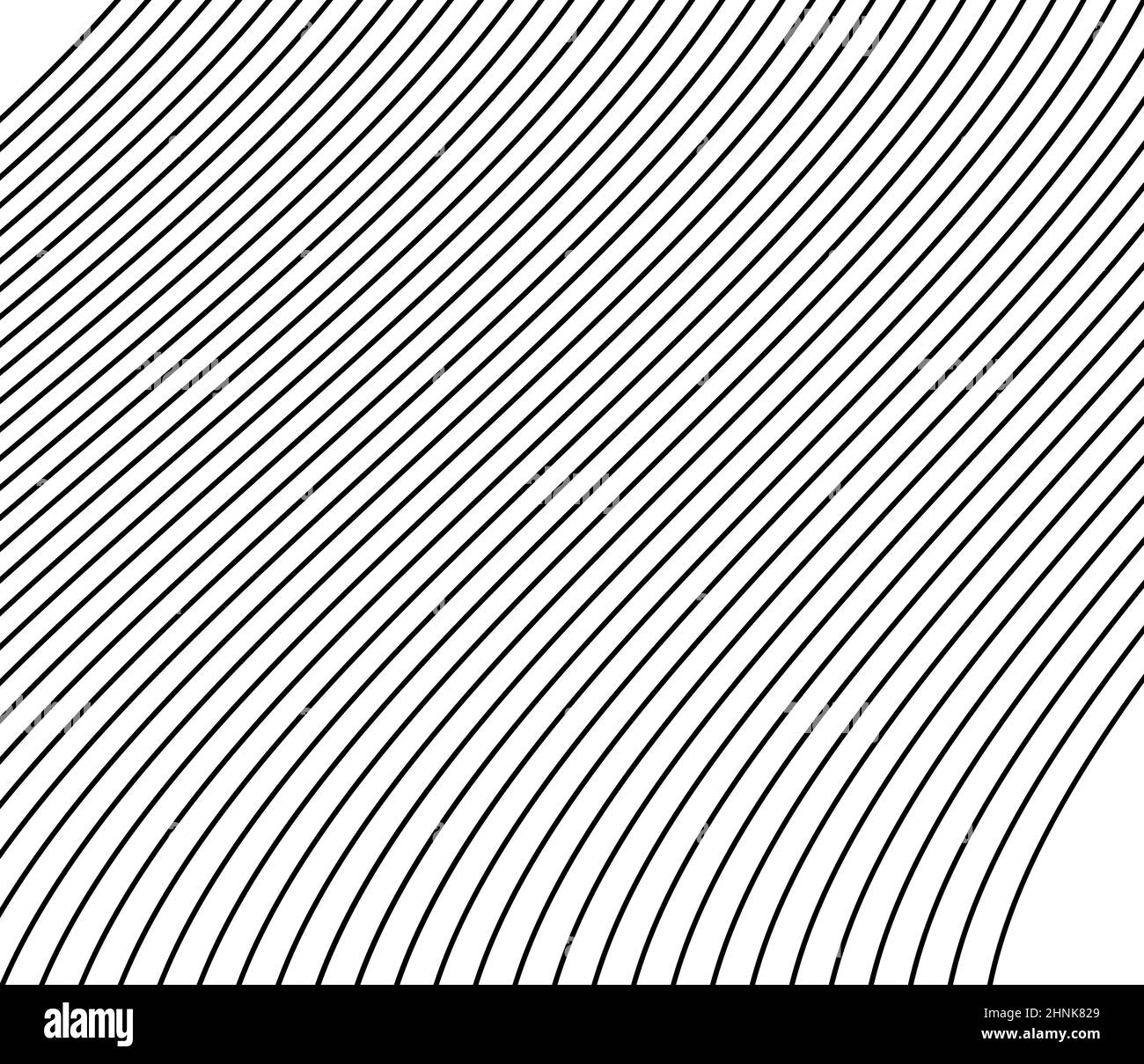 Wavy, waving curvy parallel lines. Undulate, squiggle stripes ...