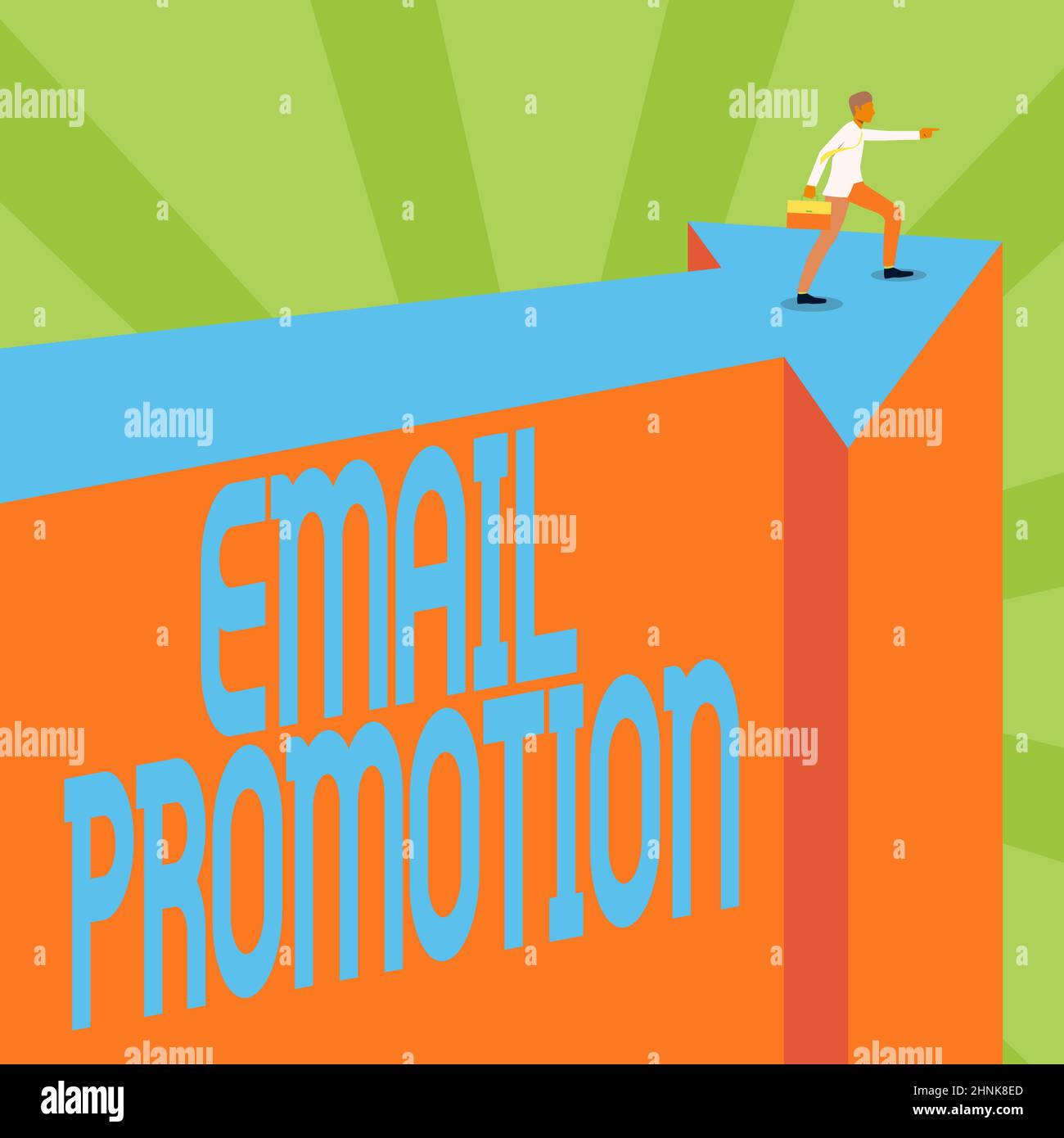 Text caption presenting Email Promotion, Business approach commercial ...