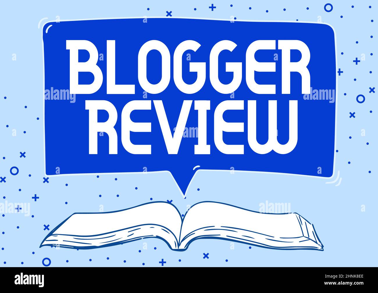 Sign displaying Blogger Review, Business idea making a critical ...