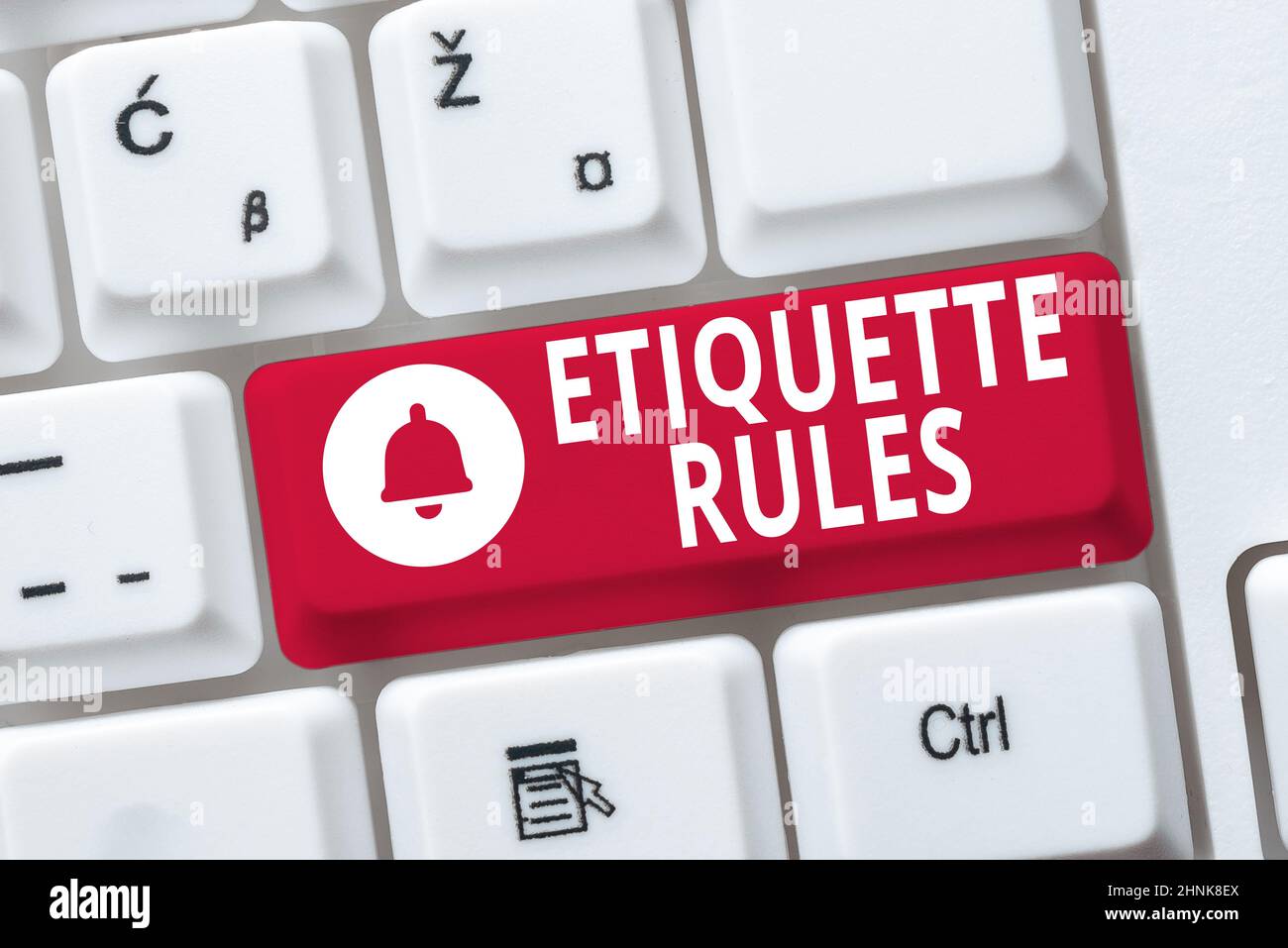 Handwriting text Etiquette Rules, Conceptual photo customs that control ...