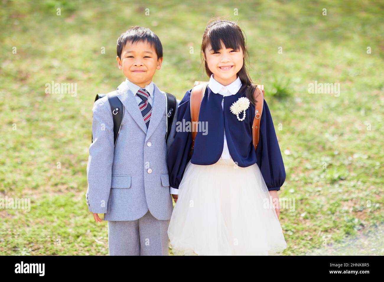 Japanese Elementary School Students Stock Photo - Alamy