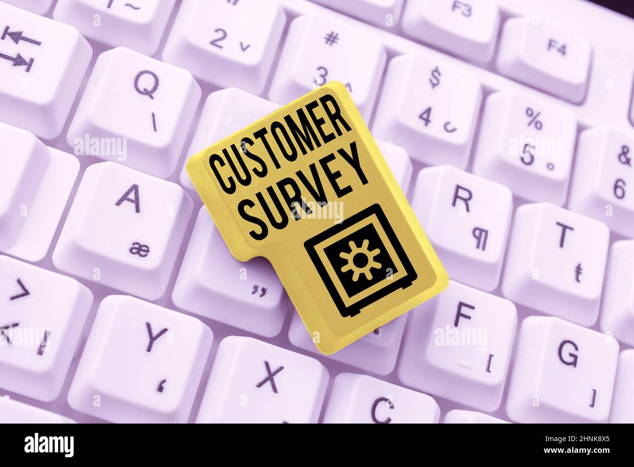Inspiration Showing Sign Customer Survey Internet Concept Source To Obtain Information About