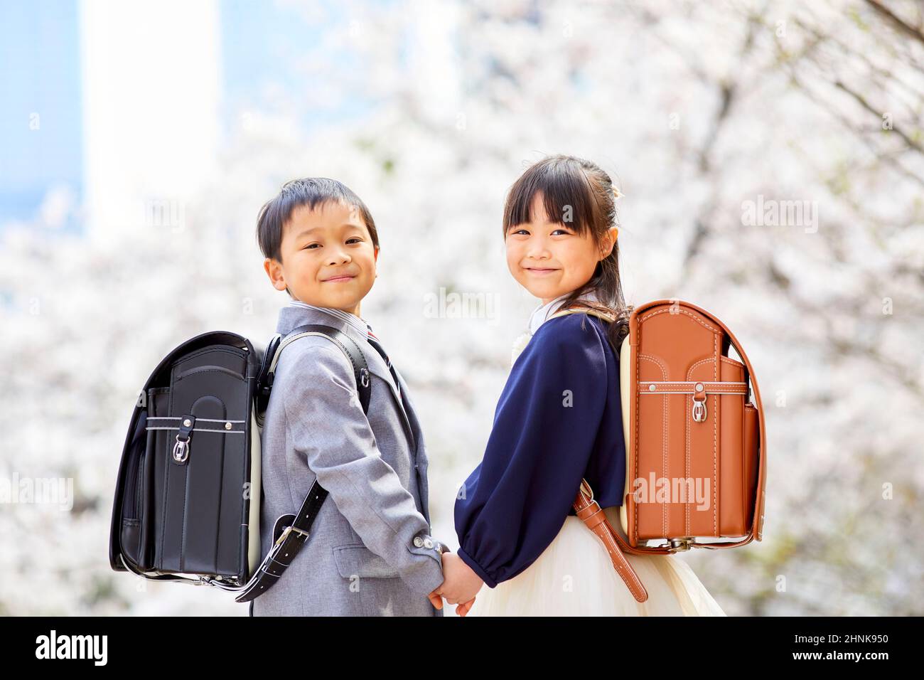 Japanese Elementary School Students Stock Photo - Alamy