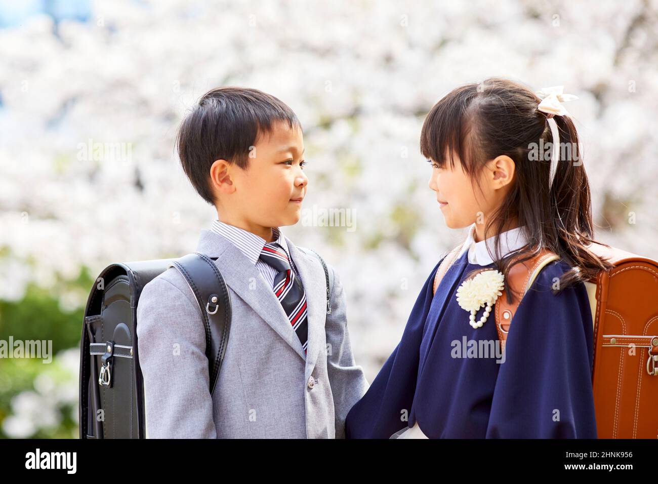 Japanese Elementary School Students Stock Photo - Alamy
