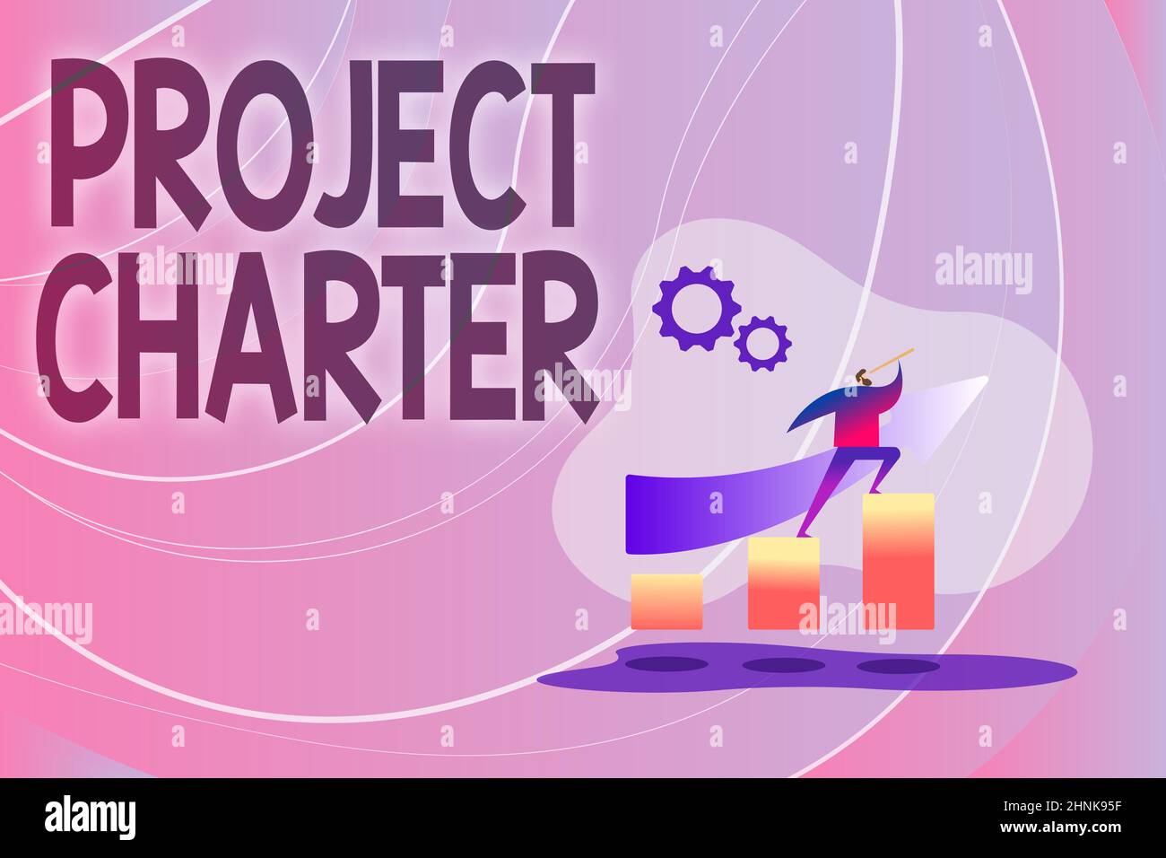 Conceptual caption Project Charter, Business overview typically short ...