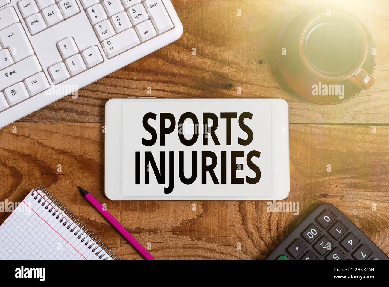 Hand writing sign Sports Injuries, Word Written on kinds of injury that ...