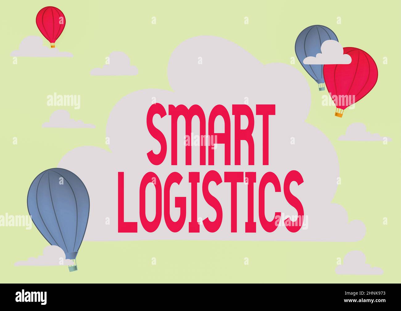 Writing displaying text Smart Logistics, Concept meaning integration of ... Writing displaying text Smart Logistics, Concept meaning integration of ...