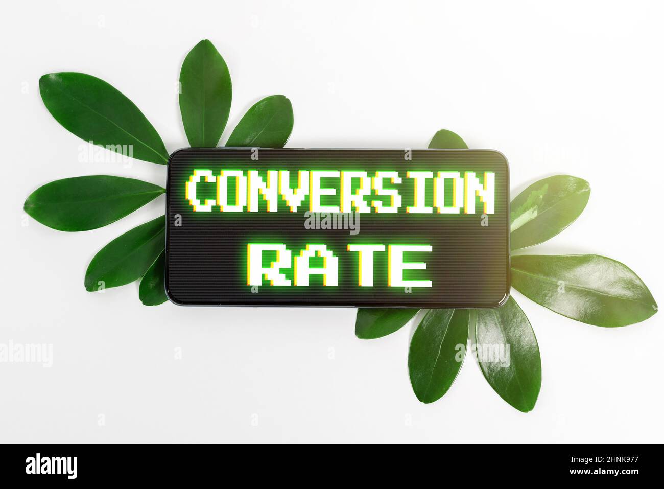 Conceptual display Conversion Rate, Business showcase number of ...