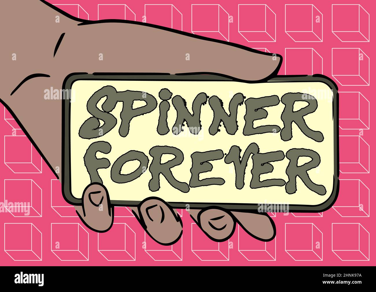 Conceptual display Spinner Forever, Word for stress reliever for ...