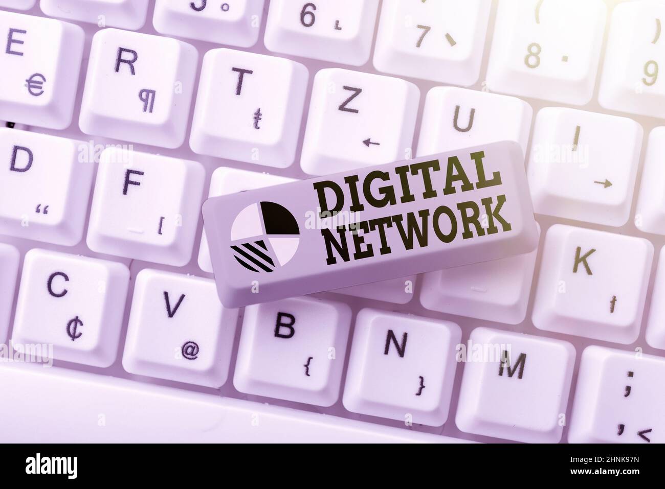 Conceptual display Digital Network, Business showcase network ...