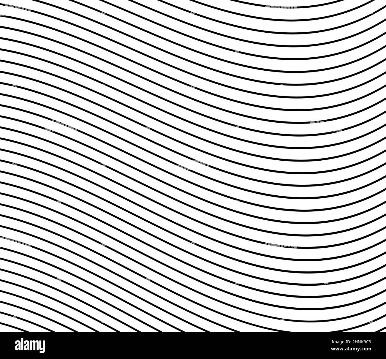 Wavy, waving curvy parallel lines. Undulate, squiggle stripes ...