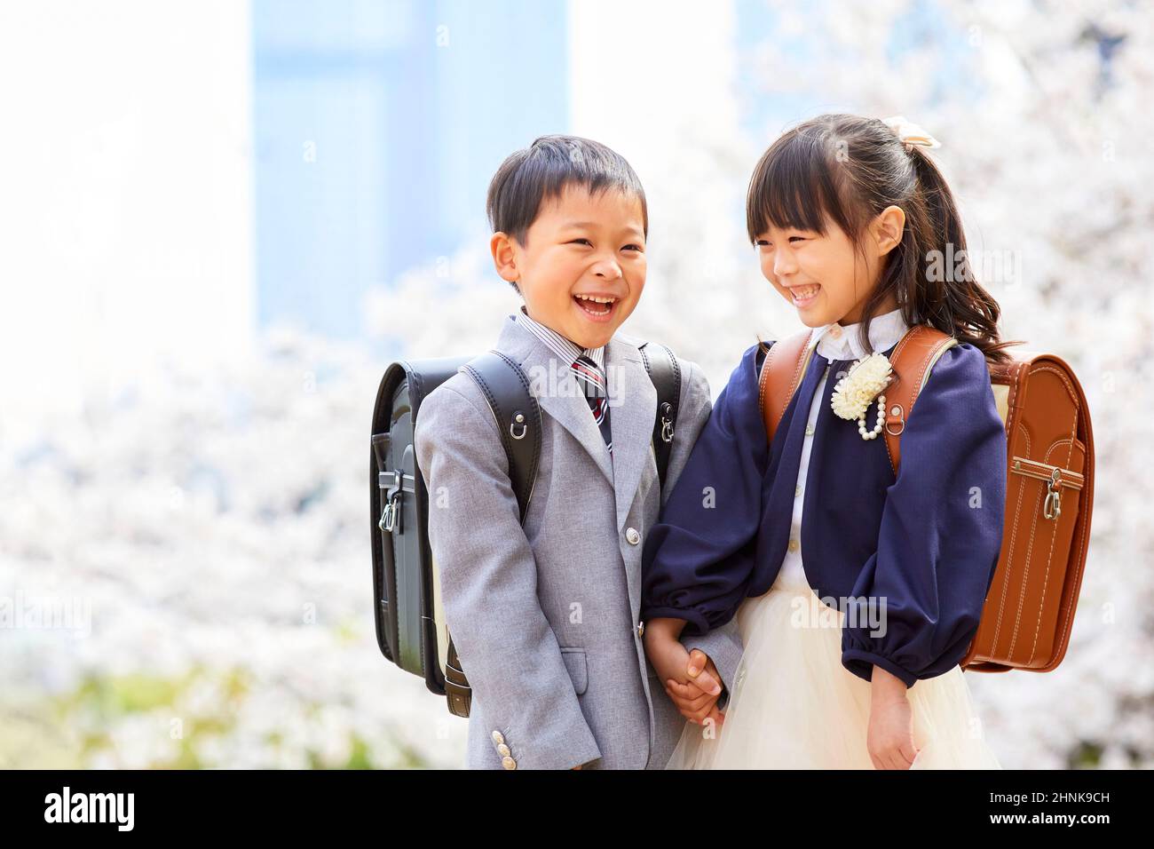 Japanese Elementary School Students Stock Photo - Alamy