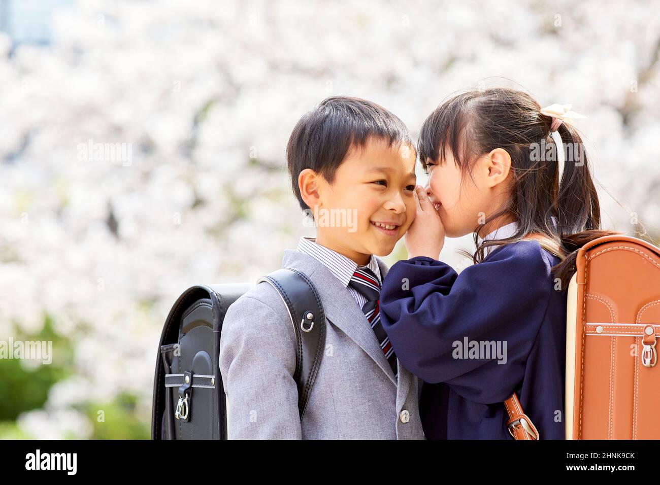 Japanese Elementary School Students Stock Photo - Alamy