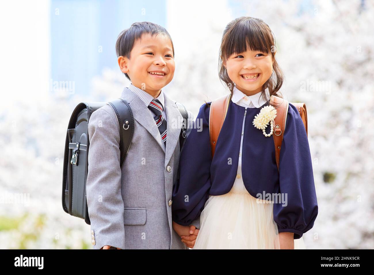 Japanese Elementary School Students Stock Photo - Alamy