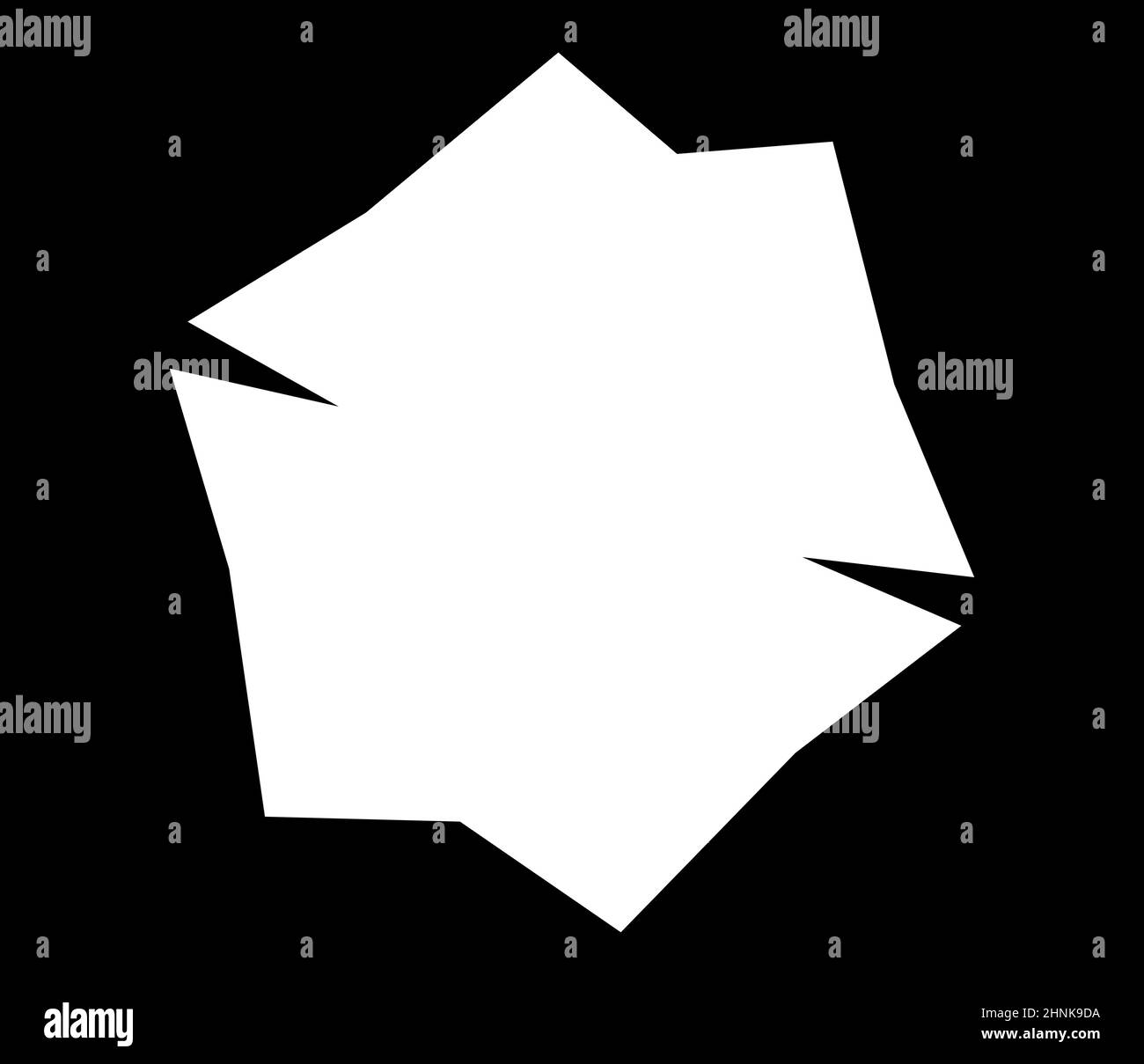 Simple abstract geometric form(s), shape(s). Random, angular vetor ...