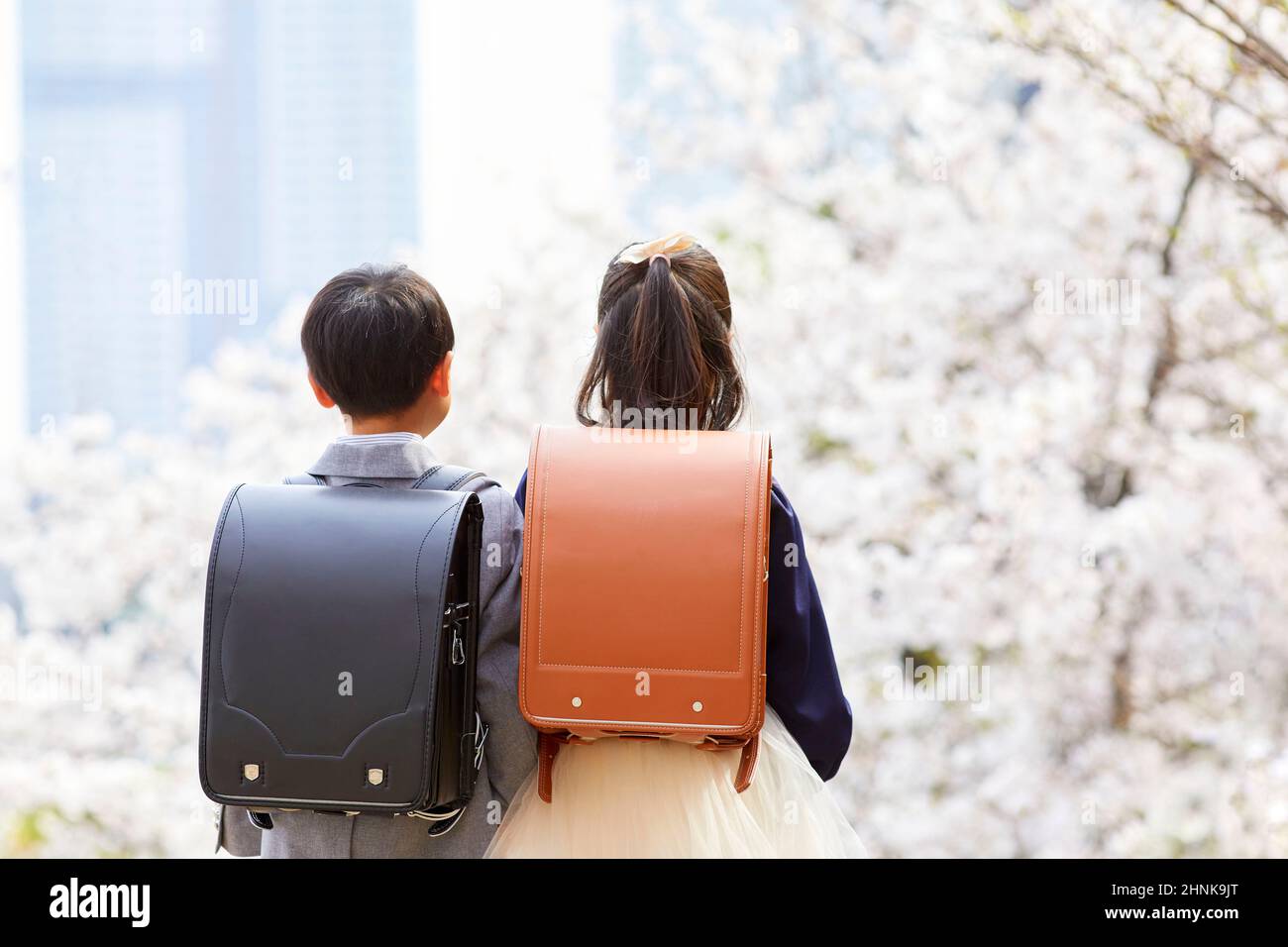 Japanese Elementary School Students Stock Photo - Alamy