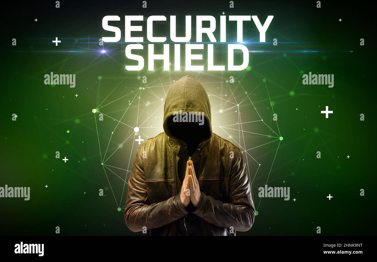 Mysterious hacker, online attack concept Stock Photo - Alamy
