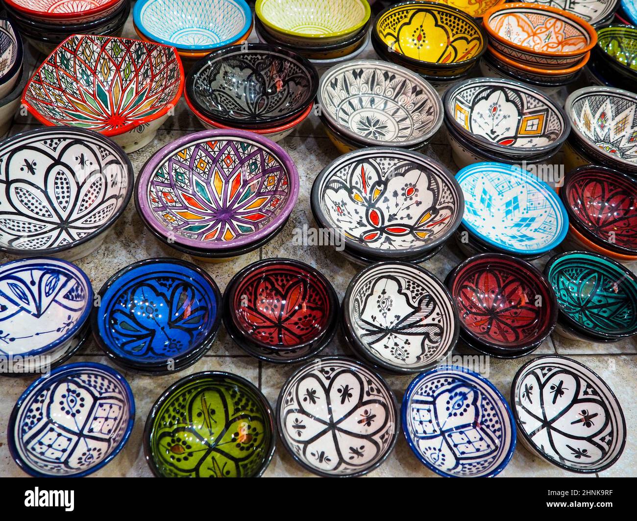 Traditional moroccan bowls hi-res stock photography and images - Alamy