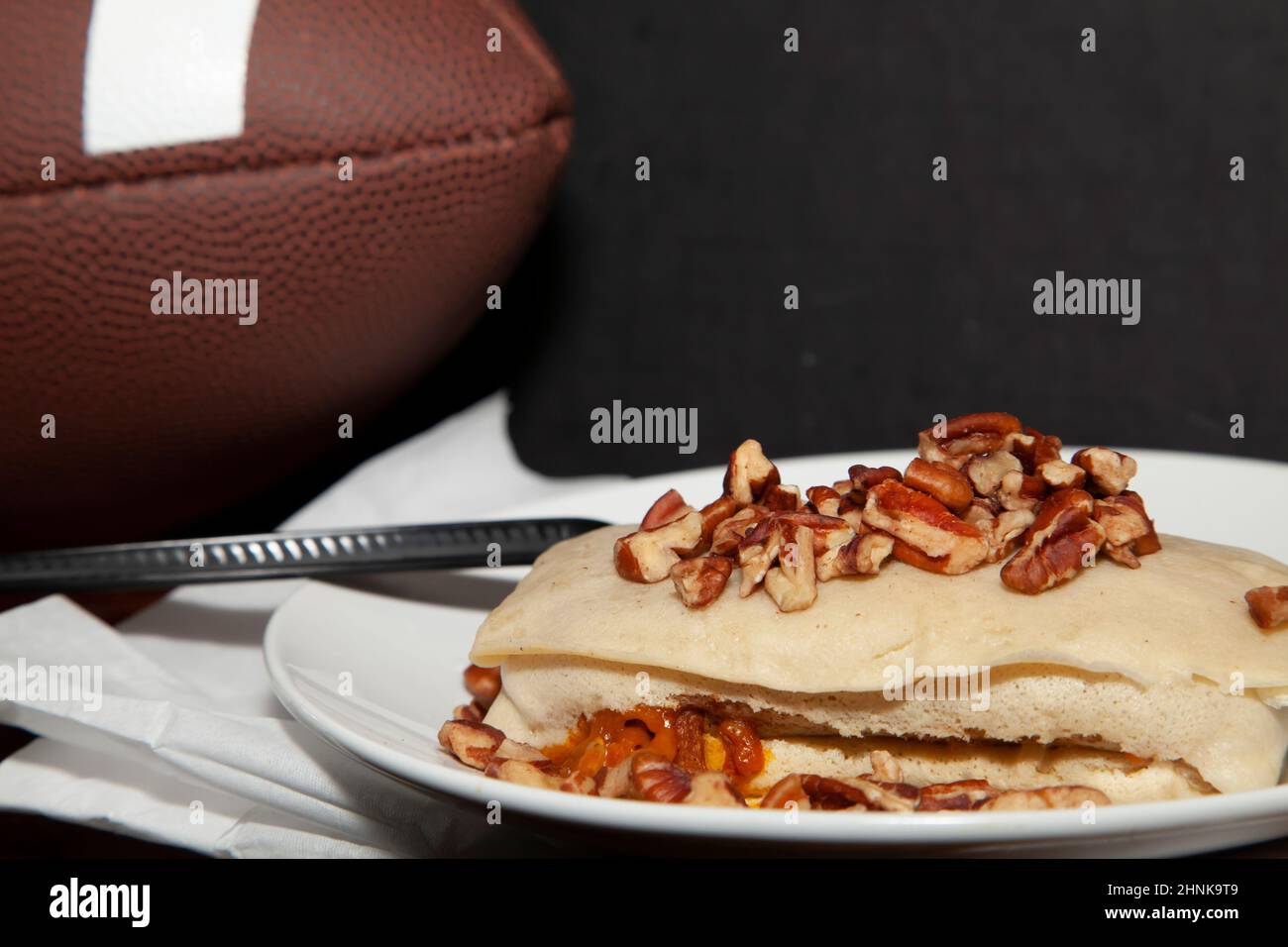 Burrito and Football Stock Photo - Alamy