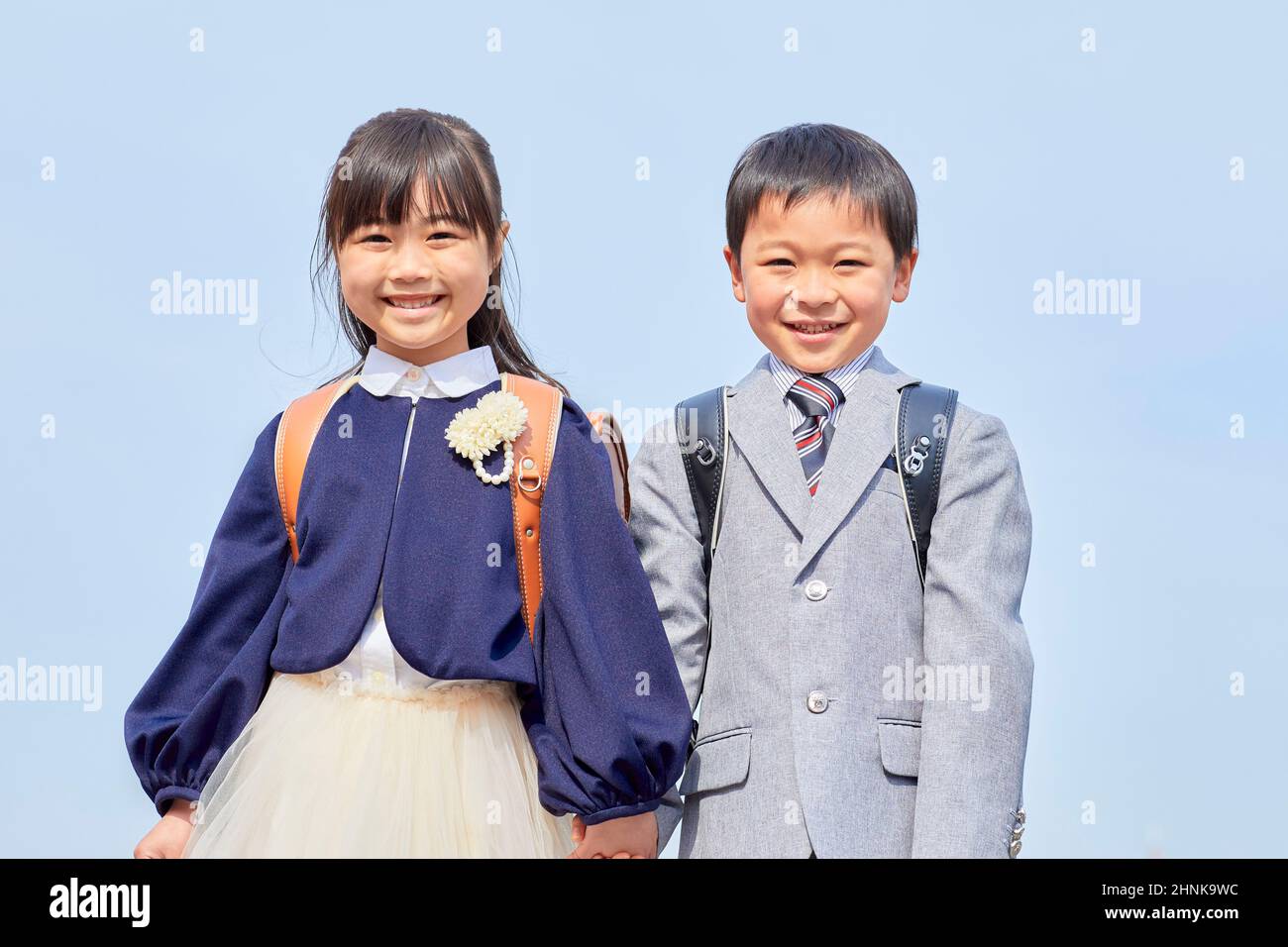 Japanese Elementary School Students Stock Photo - Alamy