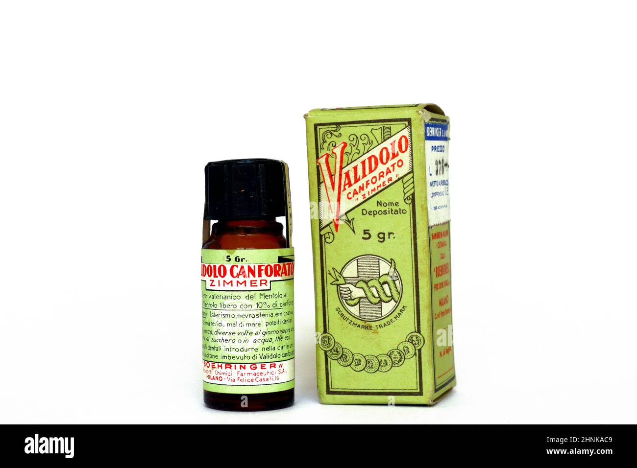 Vintage 1949 VALIDOLO medicine for the treatment of hysteria ...