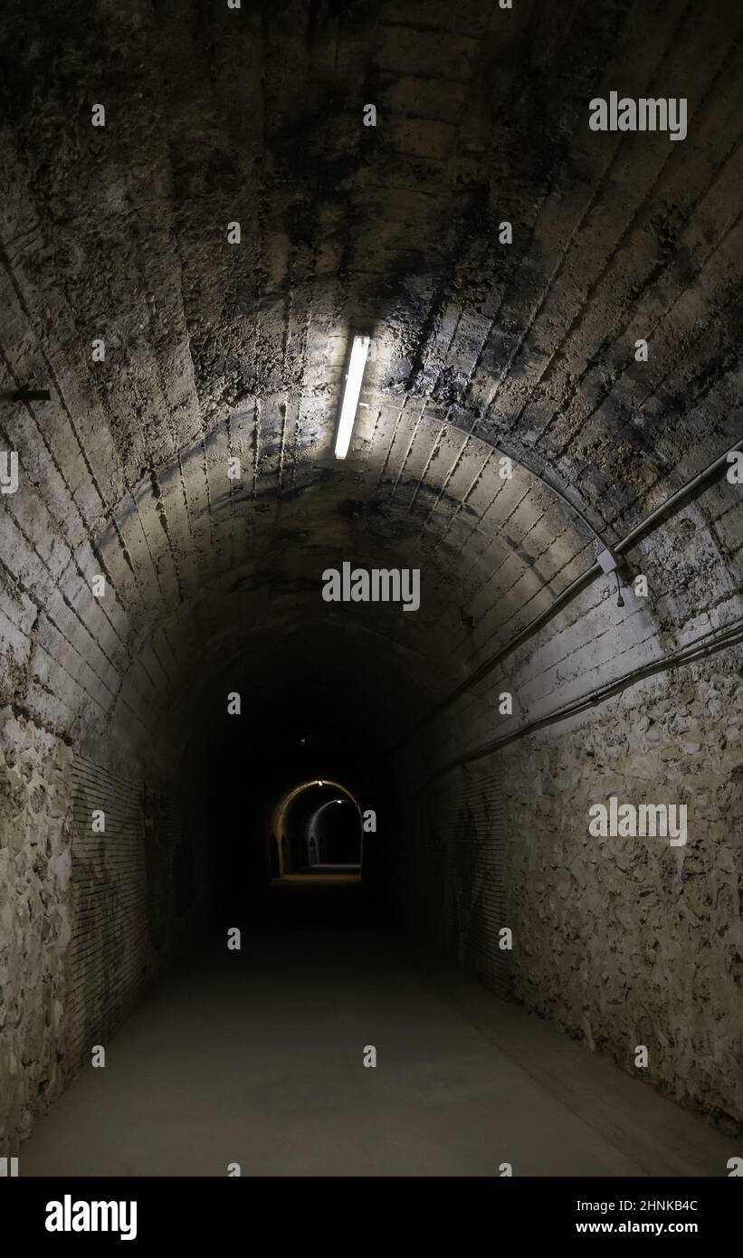 Old train tunnel Stock Photo - Alamy