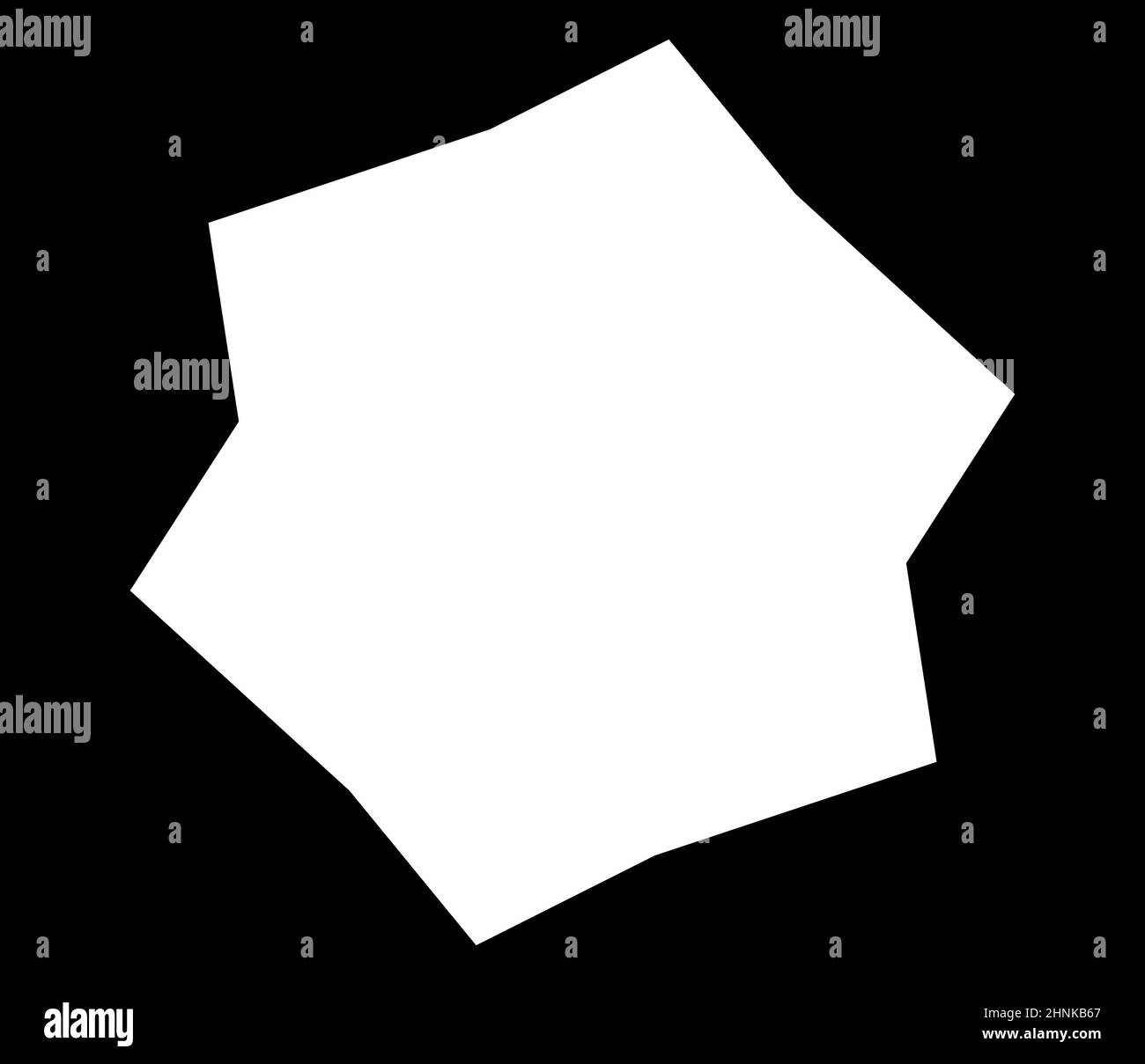 Simple abstract geometric form(s), shape(s). Random, angular vetor ...