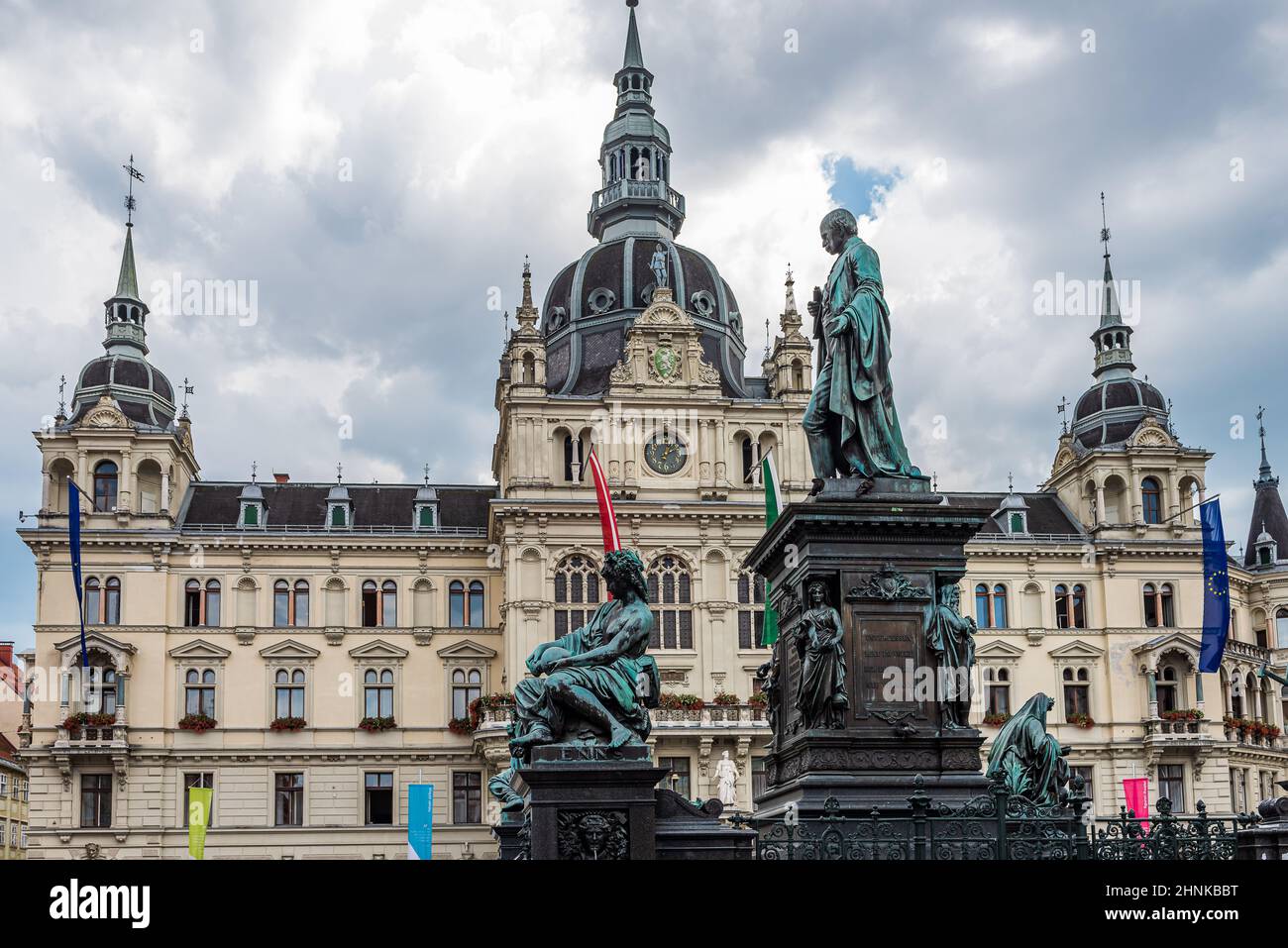 Town Hall of Graz Stock Photo - Alamy