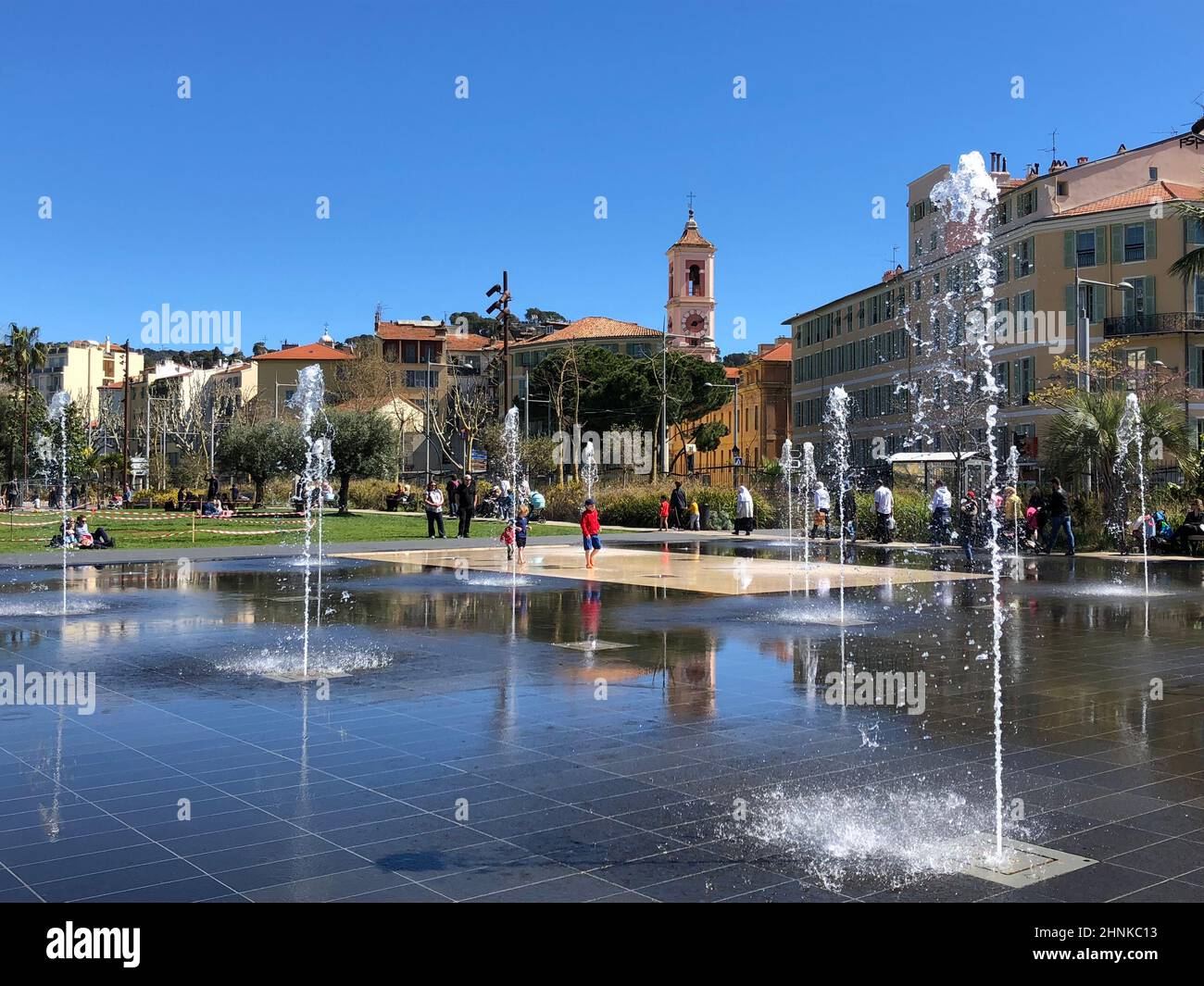 Place Massena in Nice Stock Photo - Alamy