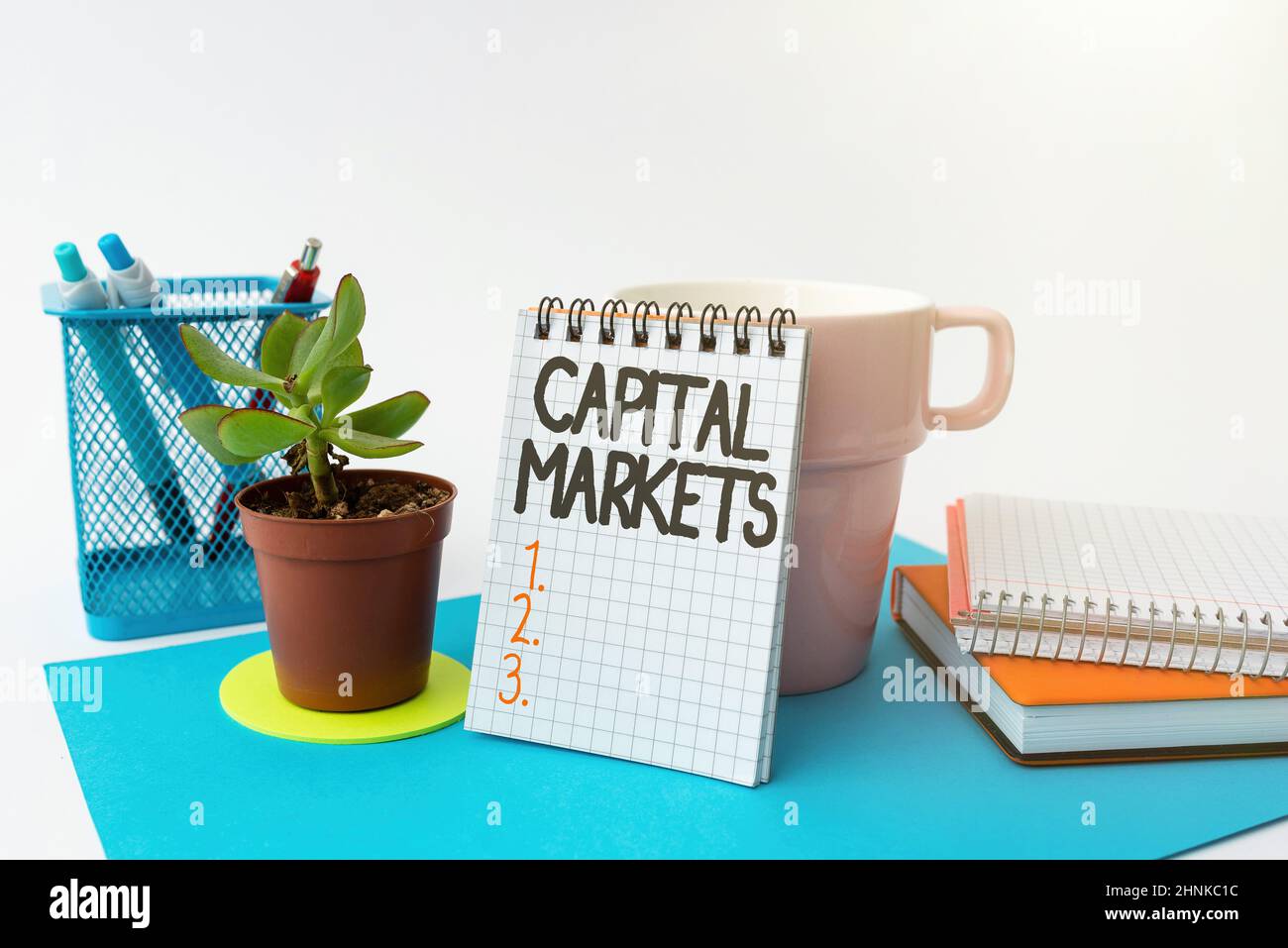 Text showing inspiration Capital Markets. Internet Concept Allow ...