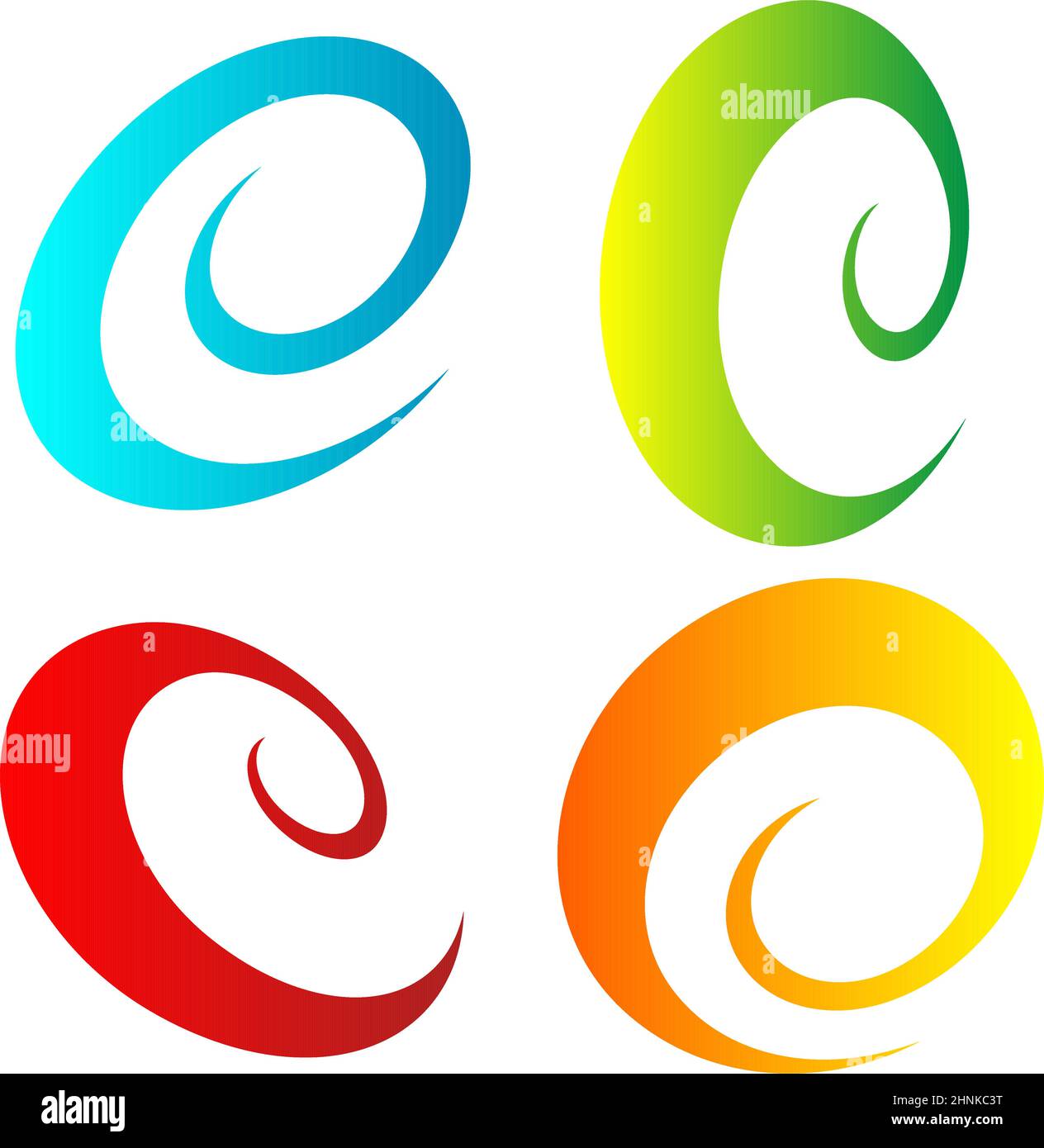 Spiral, swirl, twirl and whirl design element - stock vector ...