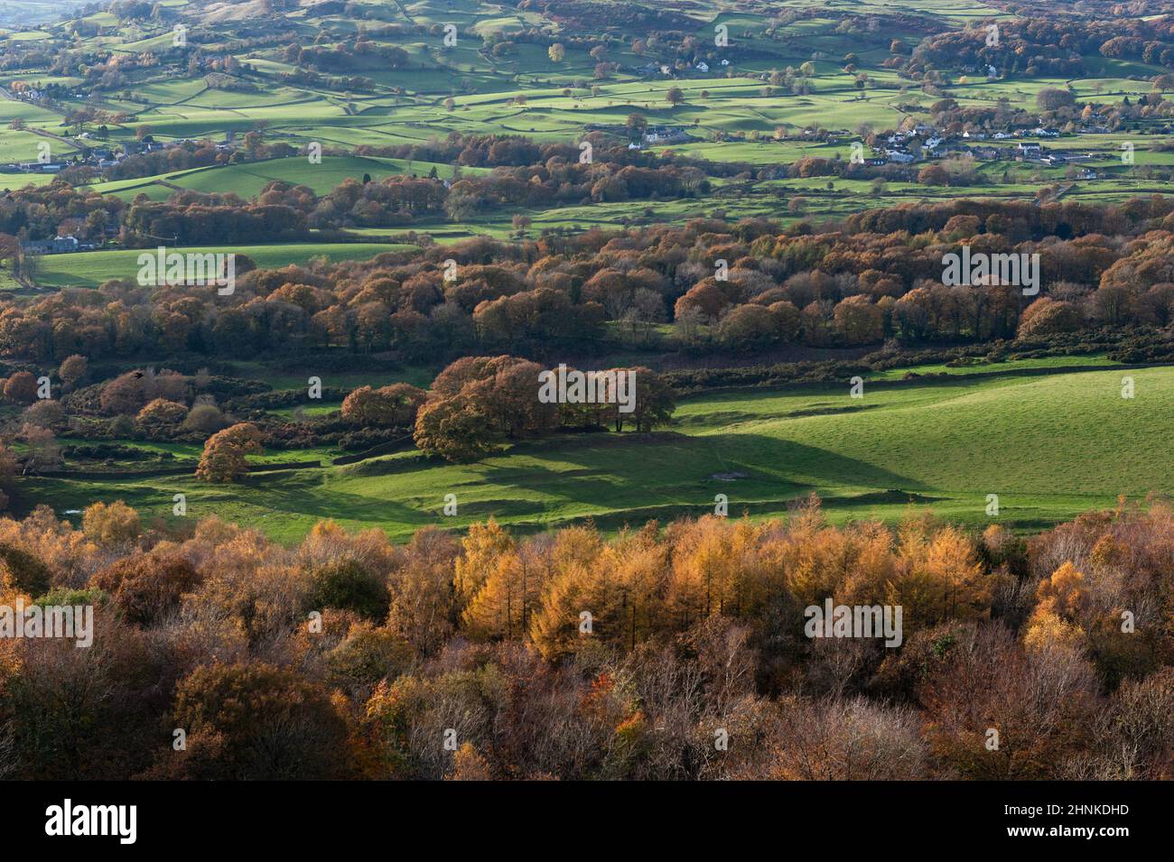 Autumn in The Lyth Valley of Eastern Cumbria Stock Photo - Alamy