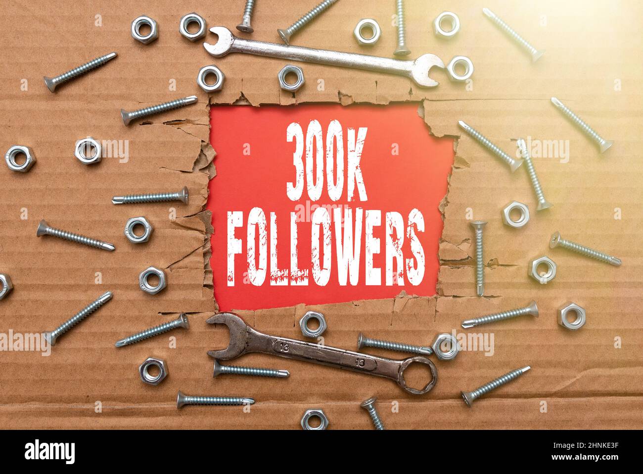 Inspiration showing sign 300K Followers, Word for number of individuals ...