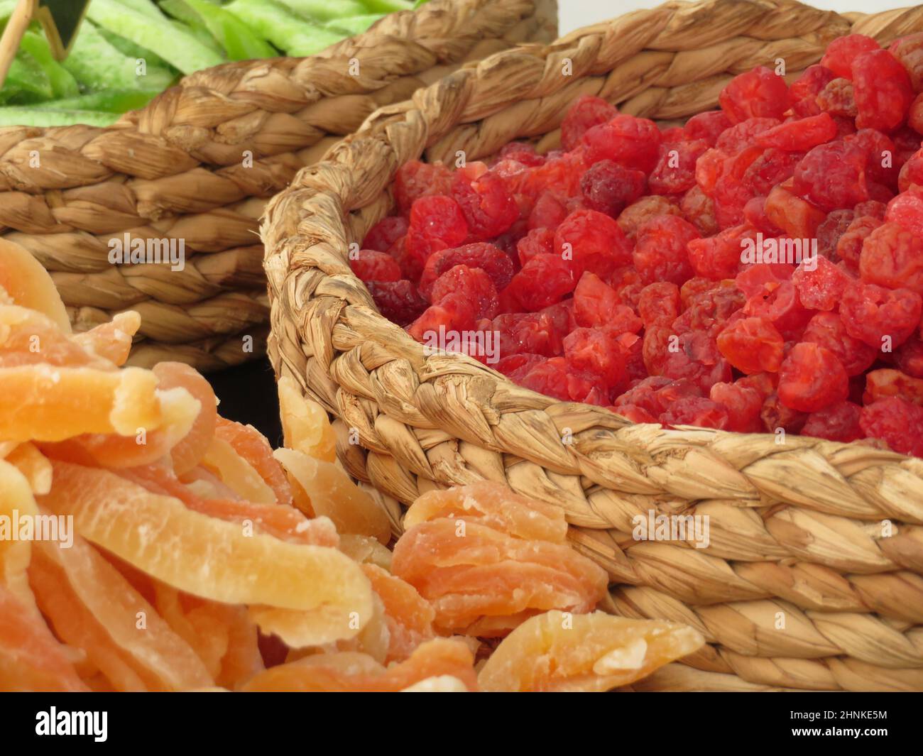 delicious natural dried fruit preservation colors flavors Stock Photo ...